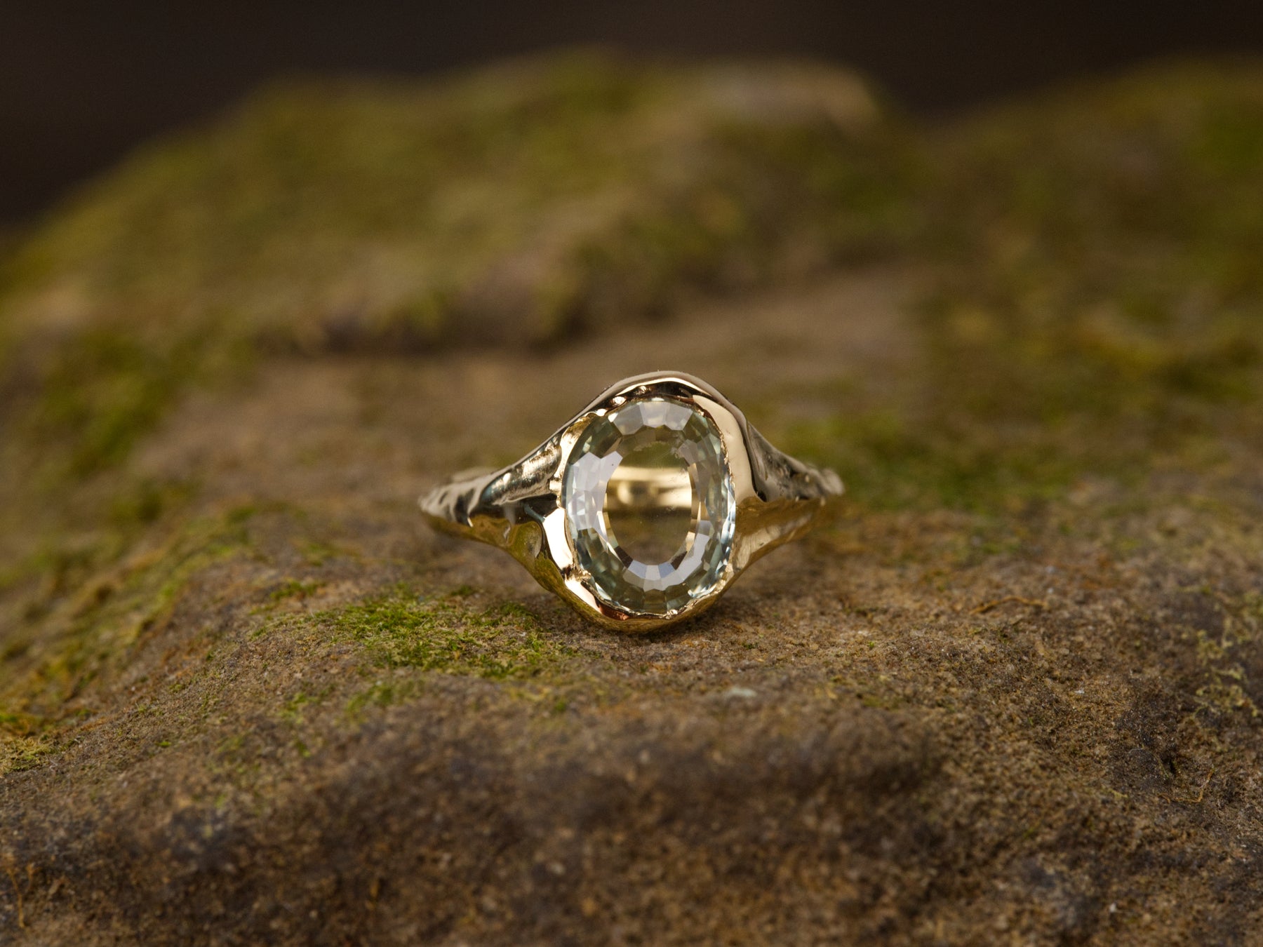 Montana Sapphire Ring - Blue Earth - Rigby Leigh